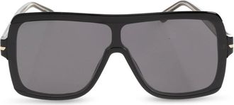 Victoria Beckham Femme, Accessoires, Noir, Taille: ONE Size Lunettes de soleil rectangulaires oversize