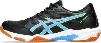 Asics Herren Gel-Rocket 11 Volleyballschuhe, Schwarz/Waterscape, 45 EU