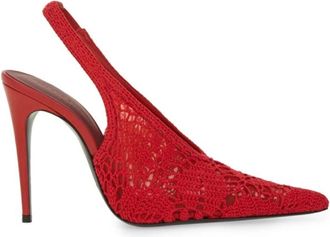 Magda Butrym Femme, Chaussures, Rouge, Taille: 37 EU Escarpins Slingback en Crochet