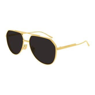 Bottega Veneta unisex, Accessoires, Jaune, Taille: 60 MM Aviator Lunettes de soleil