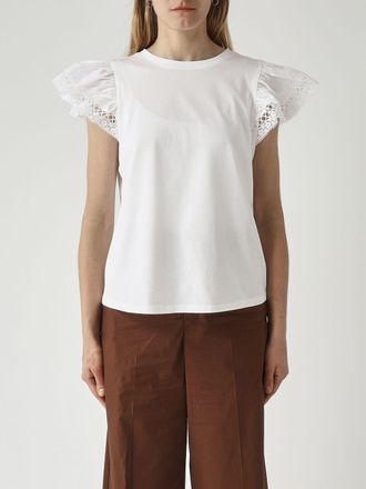 Twinset T-Shirt Damen Farbe Wei&szlig;