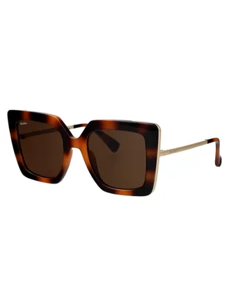 Max Mara Womens Sunglasses Mm0051 Havana Injected