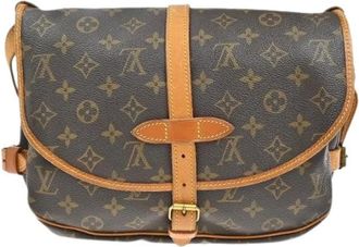 Louis Vuitton unisex, Pre-owned, Brun, Taille: ONE Size Sac bandouli&egrave;re Pre-owned Vintage en toile