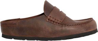 Birkenstock Homme, Chaussures, Brun, Taille: 44 EU Naples Wrapped Oiled Leather