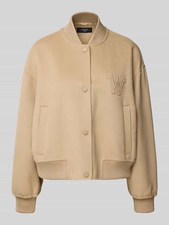 Max Mara Regular Fit College-Jacke aus Woll-Mix Modell ZELANTE