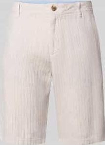 Tom Tailor Regular Fit Leinenshorts aus Leinen-Baumwoll-Mix