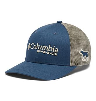 Columbia Casquette Unisexe en Maille avec Logo PHG - Couronne Haute, Zinc/Chien, XXL