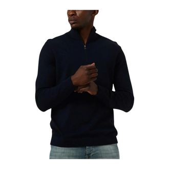 Selected Half Zip Cardigan in Dunkelblau - - Sweatshirts & Hoodies - Herren - Blau - XL