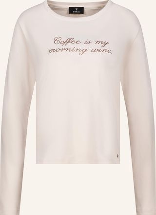 Monari Monari Longsleeve Mit Schmucksteinen weiss