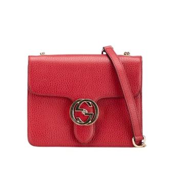 Gucci Sac bandouli&egrave;re Pre-owned - Femme - Pre-owned - Rouge - Taille: ONE Size
