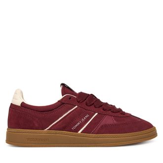 Tommy Jeans Sneakers Tommy Jeans The Greenwich Edge Suede EN0EN02924 Dunkelrot