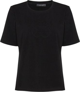 Elena Miro Femme, Tops, Noir, Taille: 38 FR T-Shirt