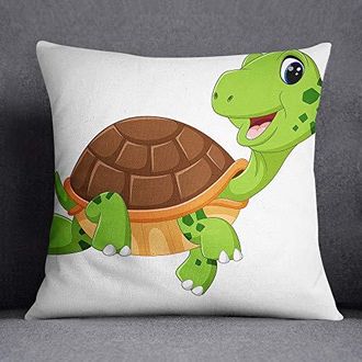 Bonamaison Le Jardin du Lin Kissenhüllen, Cotton, Mehrfarbig, 45x45