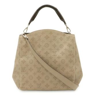 Louis Vuitton Pre-owned Mahina Babylon PM Sac bandouli&egrave;re en cuir - Femme - Pre-owned - Beige - Taille: ONE Size