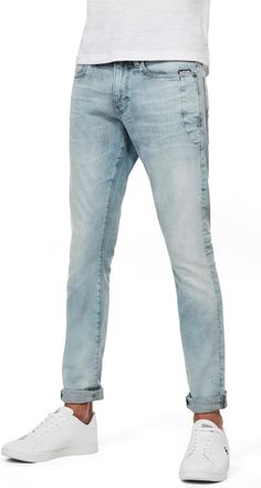 G-Star RAW Herren Lancet Skinny Jeans, Blau (Sun Faded Quartz D17235-B604-B474), 28W / 32L