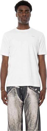 Diesel Homme, Tops, Blanc, Taille: S T-Adjust Micro Logo Tee
