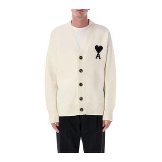 Ami Homme, Pulls, Beige, Taille: XL Buttoned Cardigan