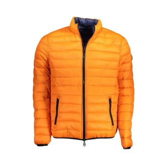 U.S.Polo Association Wende-Pufferjacke - - Jackets - Herren - Orange - 3XL