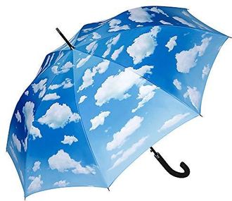 Von Lilienfeld Parapluie Canne Grand Robuste Ouverture Automatique Ciel bavarois