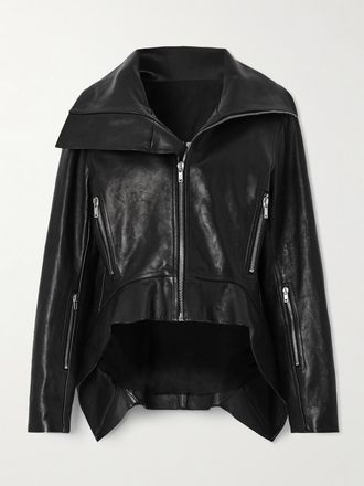 Rick Owens Exploder Lederjacke - Schwarz