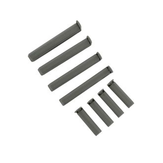 Fackelmann Fackelmann 59900 Packungsklammern, Kunststoff, Grau, 11 cm