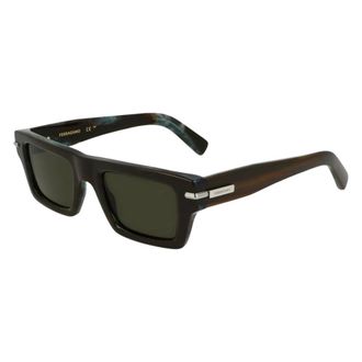 Ferragamo Lunettes de soleil Sf2034S - Homme - Accessoires - Vert - Taille: 50 MM