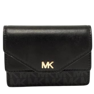 Michael Kors Pre-owned Beschichtetes Canvas portemonnaies - - Pre-owned - Damen - Schwarzk - ONE SIZE