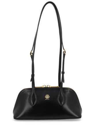 Bally Womens Praline S Bag Black Calf Leather Handbags Hand