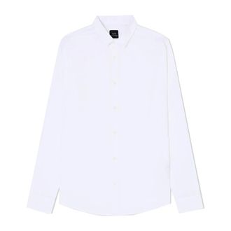 A|X Armani Exchange Herren, Shirts, Weiß, MGröße