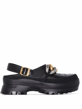Stella McCartney mules Falabella Trace - Noir