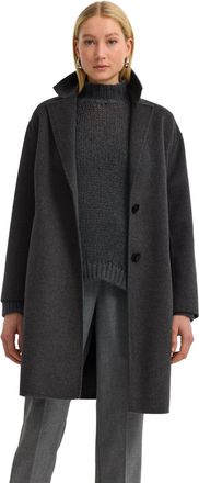 Bugatti Damen Reverskragen Mantel 861100-81244 Loose Fit Knopfleiste Vordertaschen stilvoll Herbst Winter Wollmantel