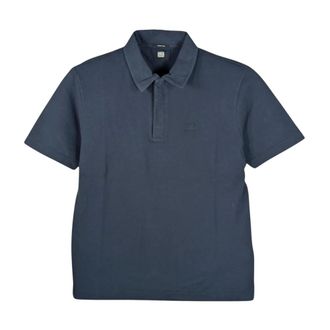 C.P. Company C.p. Company, Homme, Tops, Bleu, Taille: 2XL Polo