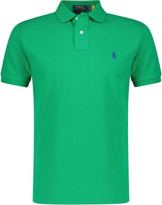 Polo Ralph Lauren Herren Poloshirt Custom Slim Fit Kurzarm