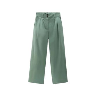 Woolrich Weite Hosen - - Trousers - Damen - Gr&uuml;n - S