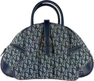Dior Sac Trotter Pre-owned - Femme - Pre-owned - Bleu - Taille: ONE Size