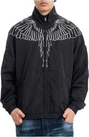 Marcelo Burlon Homme, Vestes, Noir, Taille: XL Nylon Jacket