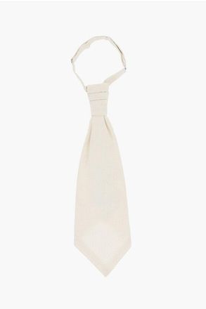 Corneliani CC COLLECTION Silk and Lurex Ascot Tie size Unica