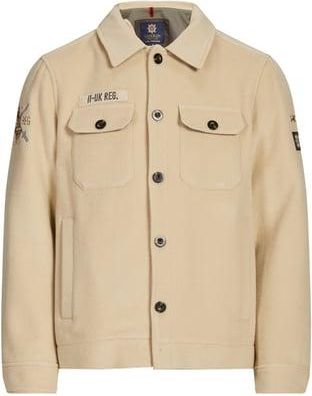 La Martina Blouson col classique en laine et cachemire