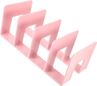 Aboofan Dekorativer Acryl Buchhalter 4-Fach Teiler Filigraner Buchorganizer Schreibtisch B&uuml;roaufbewahrung F&uuml;r Sch&uuml;ler Und Dokumente