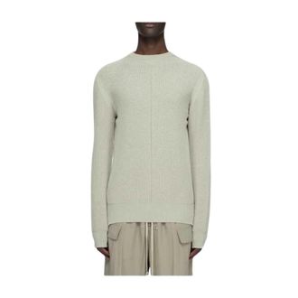 Rick Owens Fisherman Rundhals - - Knitwear - Herren - Beige - M