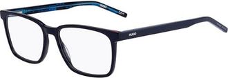 HUGO BOSS Hugo Boss Hg 1074 S6F/17 BLUE PATTERN Eyewear Mens Acetate, Standard, 56