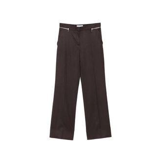 Stella McCartney Straight Hosen - - Trousers - Damen - Braun - XS