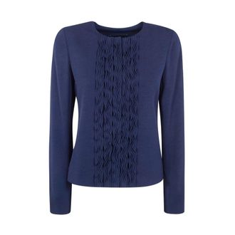 Emporio Armani R&uuml;schenjacke - - Knitwear - Damen - Blau - XL