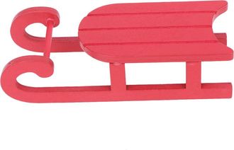 BESPORTBLE Weihnachtsschlitten Tischdekoration aus Holz Kompakt und Leicht Weihnachts Schreibtischdeko f&uuml;r Wohnzimmer und Eingangsbereich