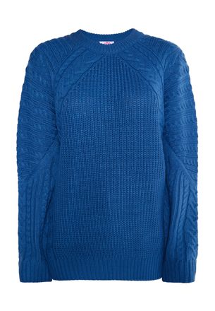 Mymo Strickpullover Damen Marine
