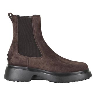 Tod's Femme, Chaussures, Brun, Taille: 36 EU Tronchetto Gomma
