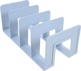 Aboofan Zeitschriftenablage B&uuml;cherregal 4-Fach Trennwand Stabil Ohne Montage Gro&szlig;er Organizer F&uuml;r Schreibtisch B&uuml;ro Zuhause