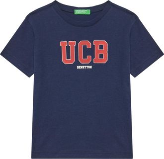 Benetton United Colors Of Benetton T-Shirt 3I1XG10HT Dunkelblau Regular Fit