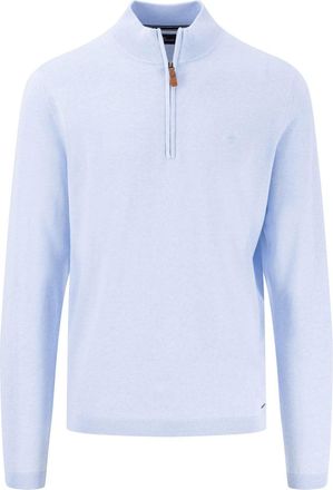 Fynch-Hatton Strickpullover aus Baumwolle mit Troyer-Kragen - AIR Cotton Summer Breeze / 3XL