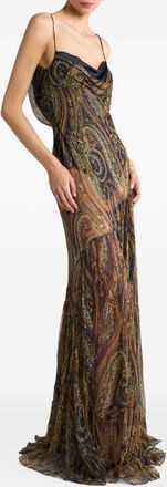 Etro Paisley Silk Dress - Multicolor